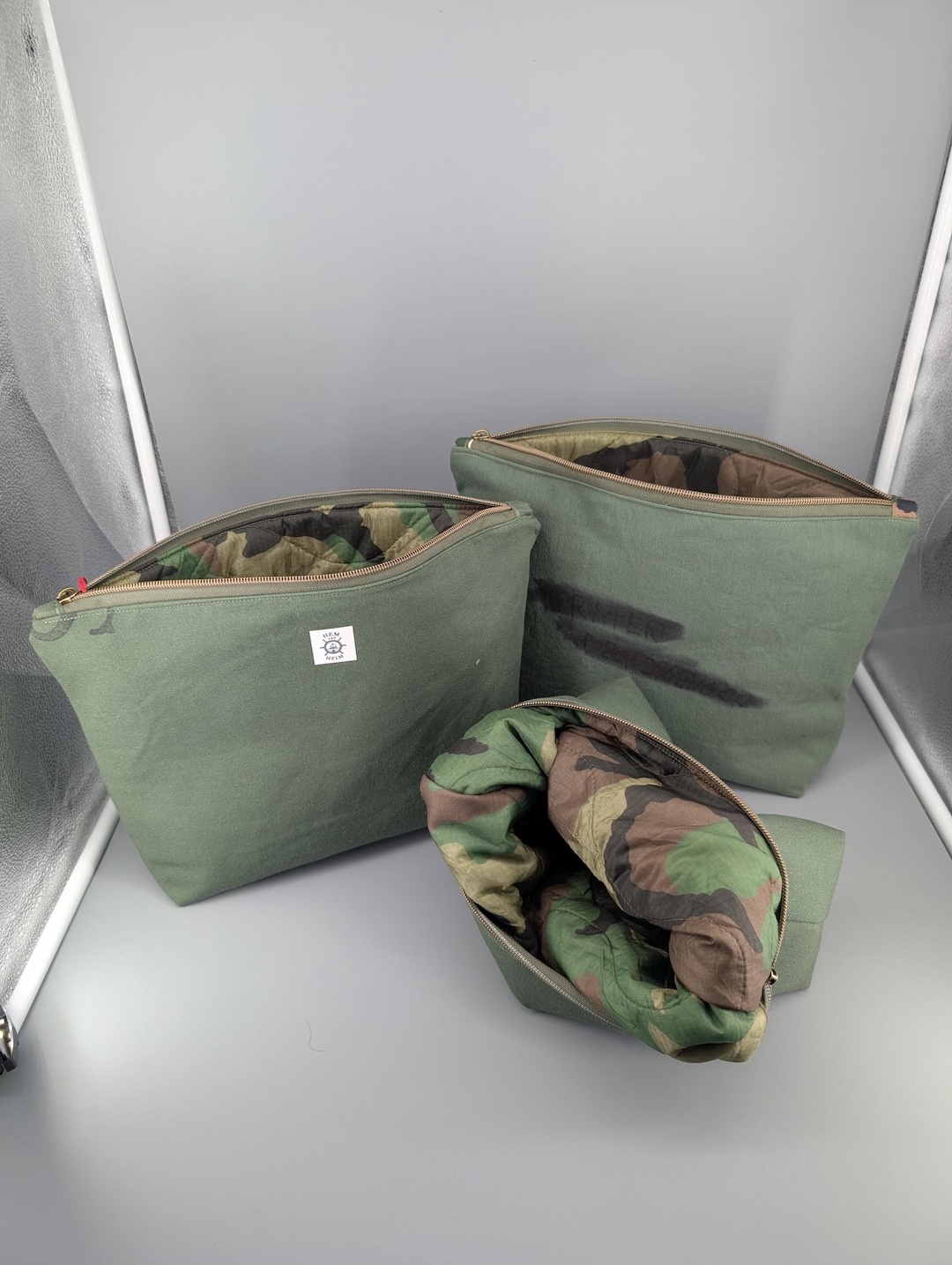 XL Recycled U.S. Navy Seabag Tote – Woobie Interior, One-of-a-kind - Etsy