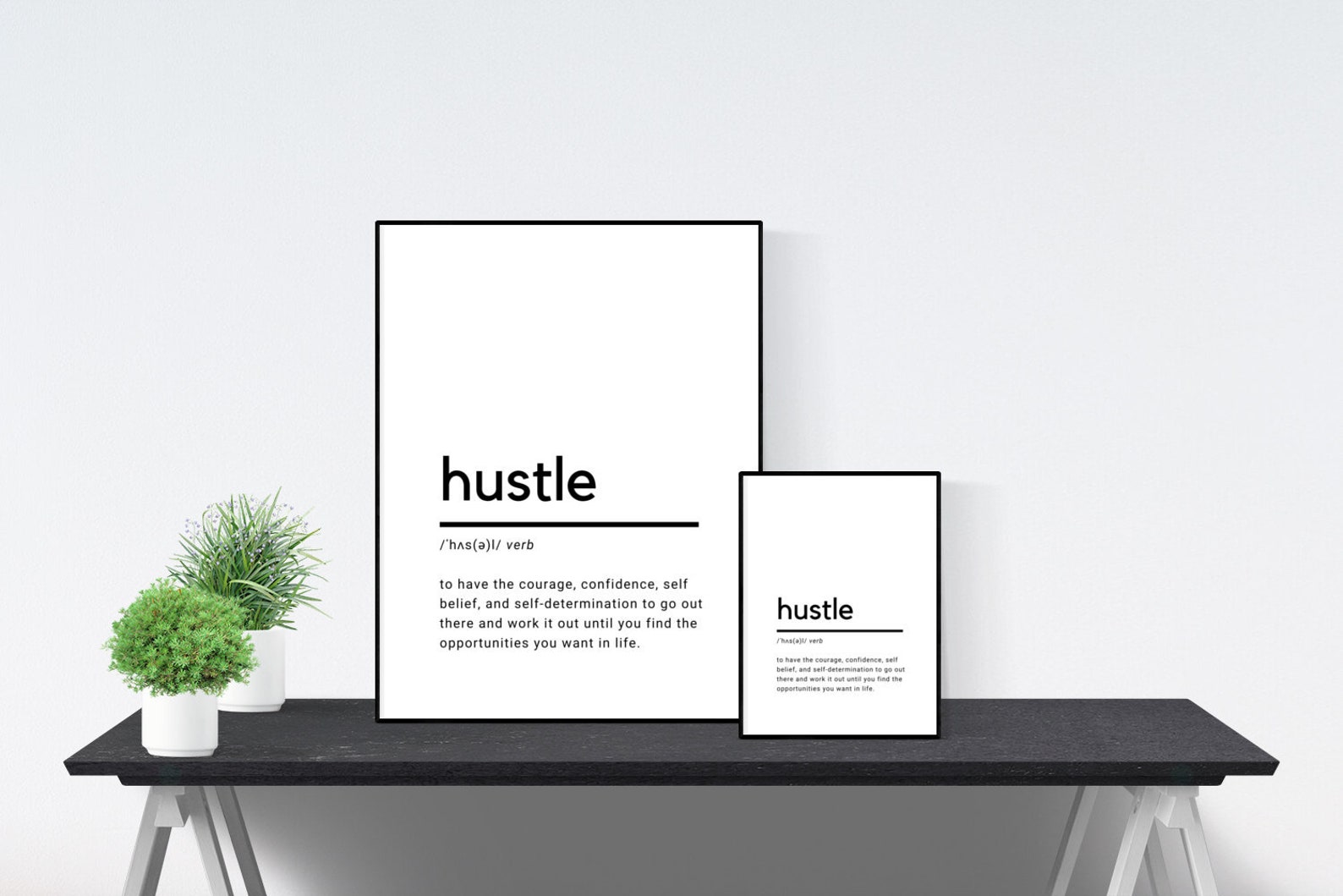 HUSTLE Word Definition Printable Wall Art Wall Decor Urban Dictionary ...