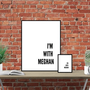 MEGHAN MARKLE Printable Wall Art | Home Wall Decor | Urban Dictionary ...