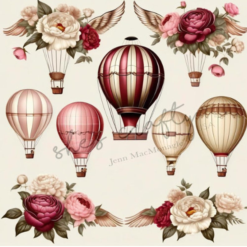 Hot Air Balloon Ride Download - Etsy