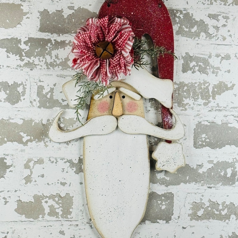 Large Primitive Santa Pattern - Etsy