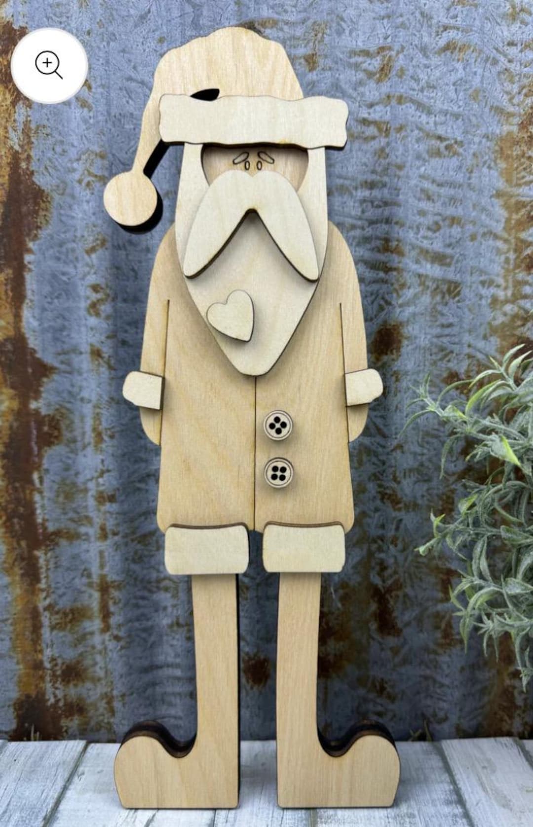 Tall Leg Santa Unpainted/ Unassembled DIY (do It Yourself) - Etsy