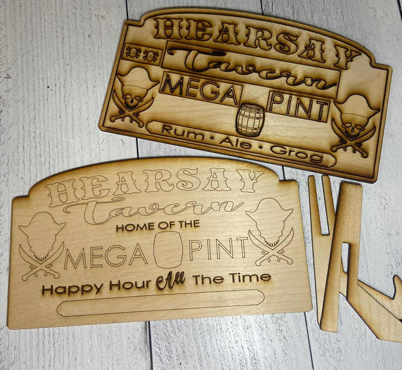 Hearsay Tavern Sign Digital SVG File - Etsy