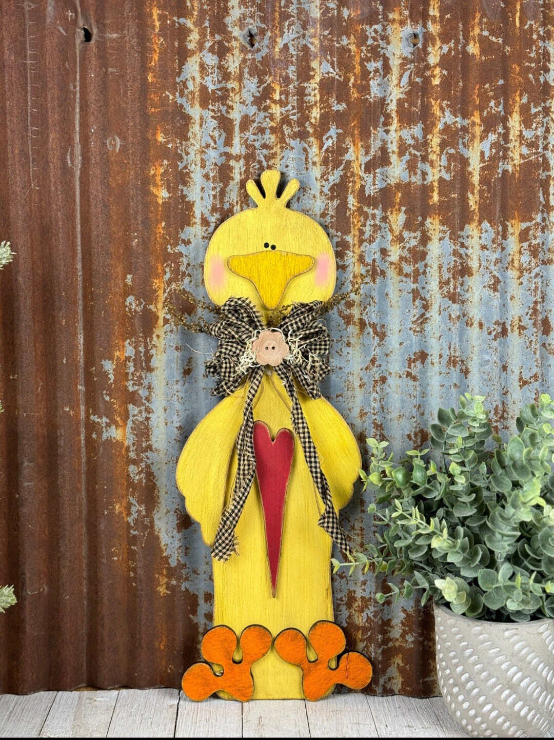 Rustic Chicken DIY Kit Unpainted - Etsy
