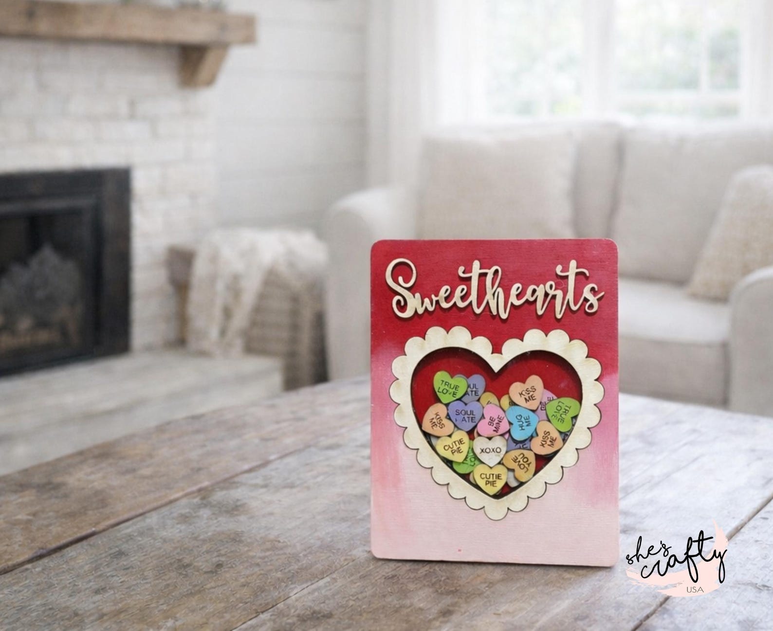 DIY Sweetheart Conversation Box Unpainted Unassembled - Etsy