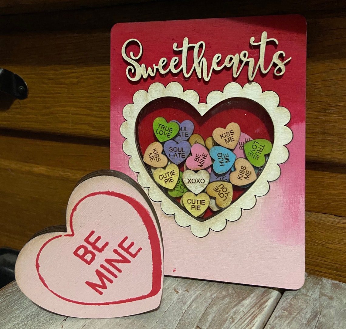 DIY Sweetheart Conversation Box Unpainted - Etsy