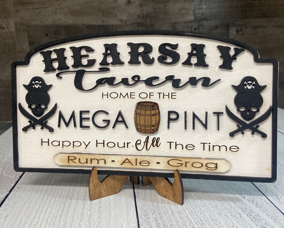 Hearsay Tavern Sign Digital SVG File - Etsy