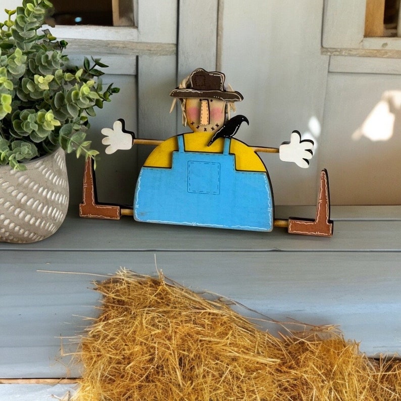 Primitive Scarecrow Unpainted Kit - Etsy