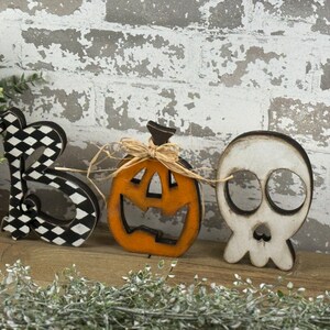 BOO Wooden Shelf Sitter Diy Kit (UNPAINTED UNASSEMBLED) - Etsy