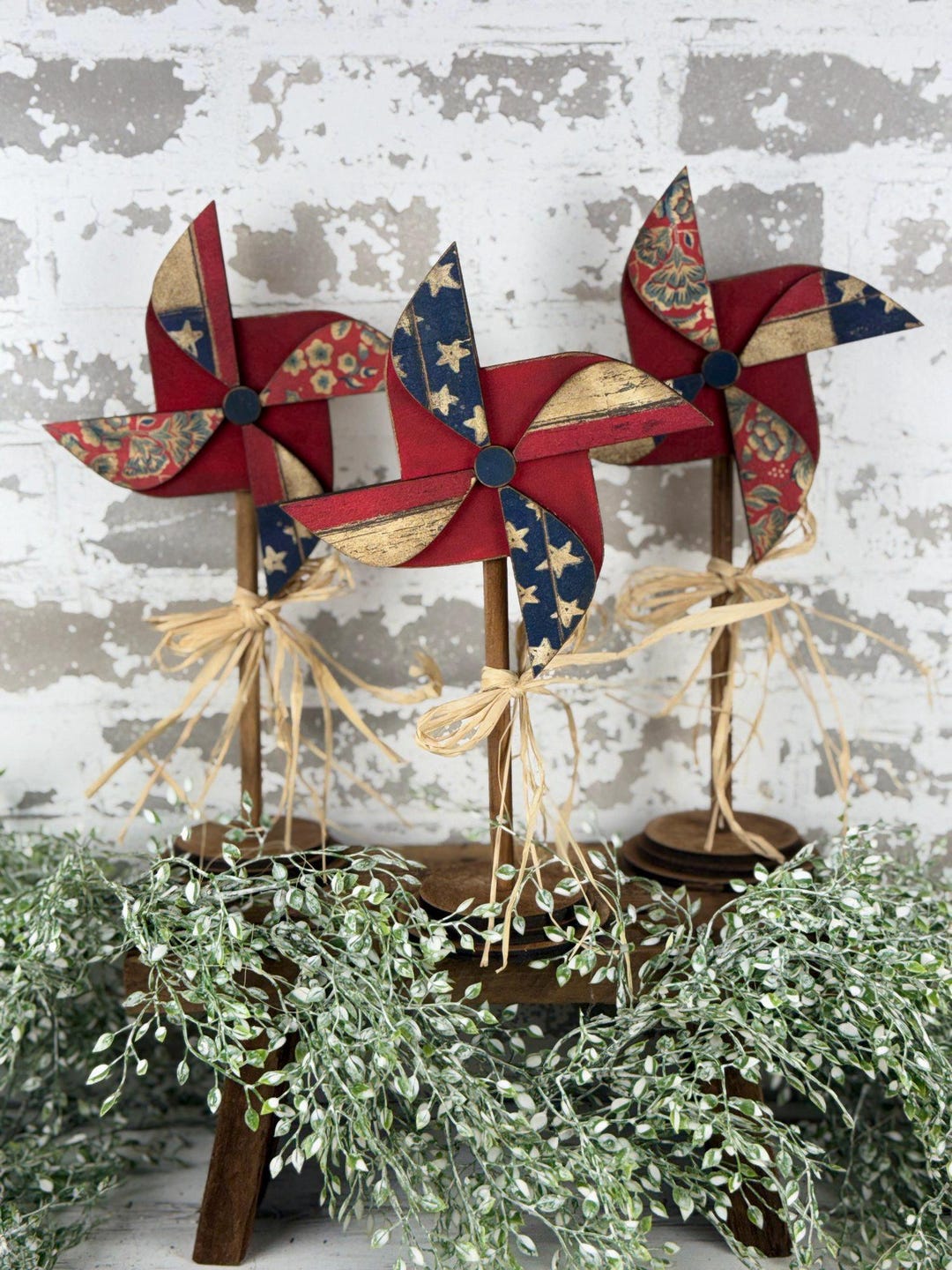 Wooden Primitive Inspired Pinwheel UNPAINTED / Unassembled DIY Kit ...
