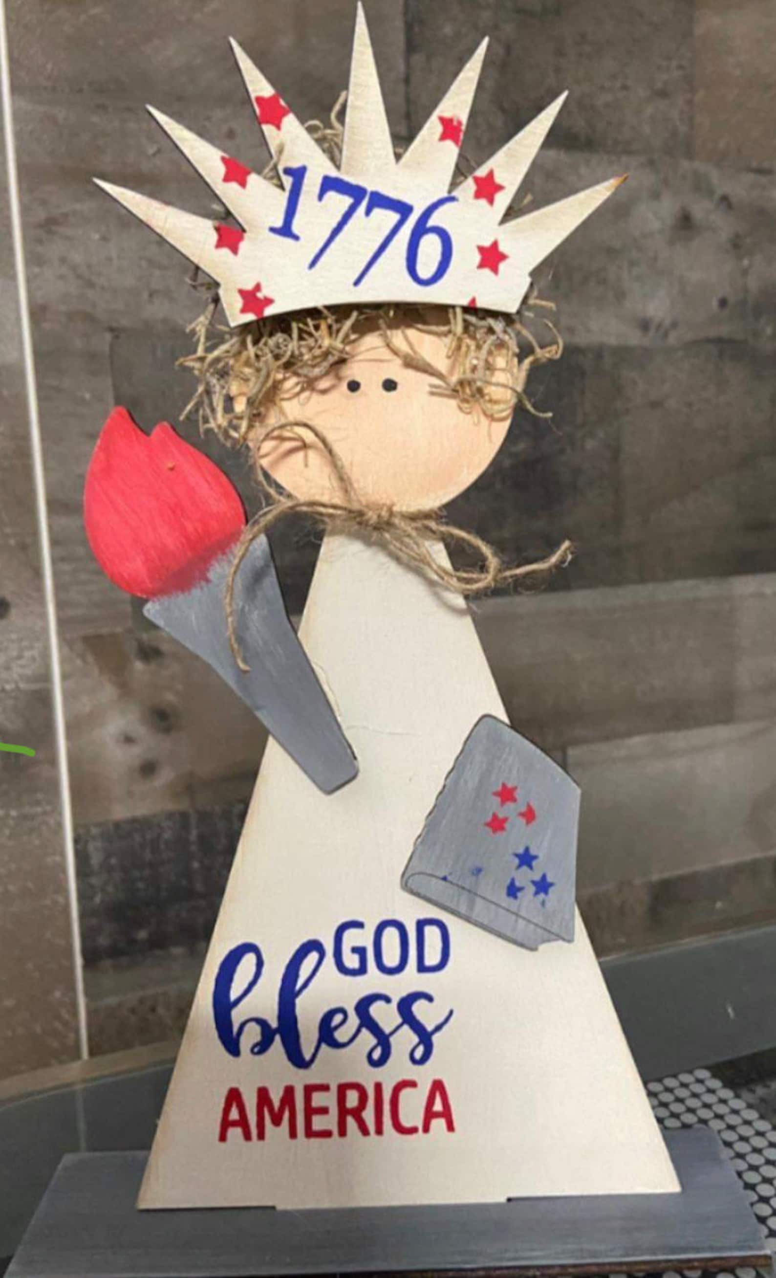 Lady Liberty DIY UNPAINTED DIY = Do It Yourself Lady Liberty Only (no ...