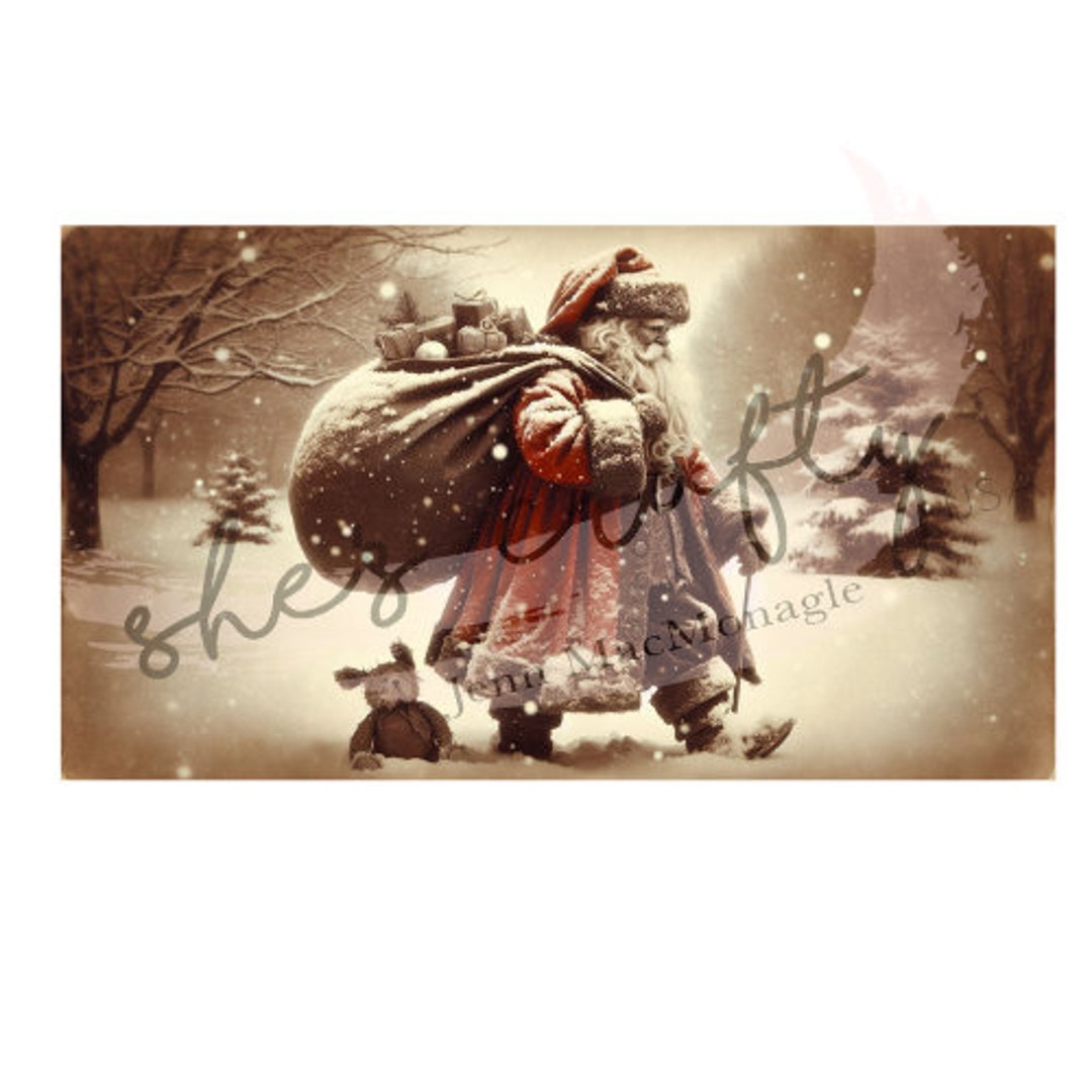 Old World Santa Digital Download - Etsy