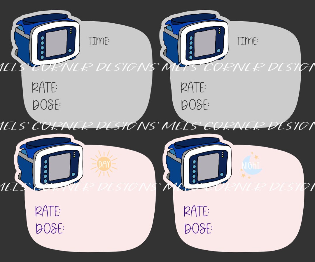 Kangaroo Feed/rate/dose Decals - 2-pack - Etsy