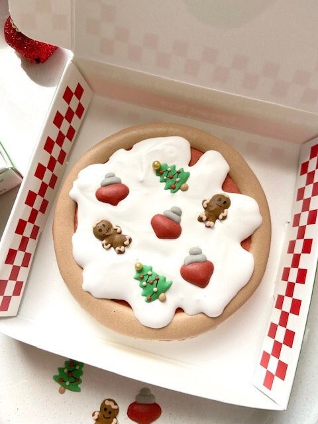 Christmas Pizza Toppings Royal Icing Transfer Sheets (3 Designs ...