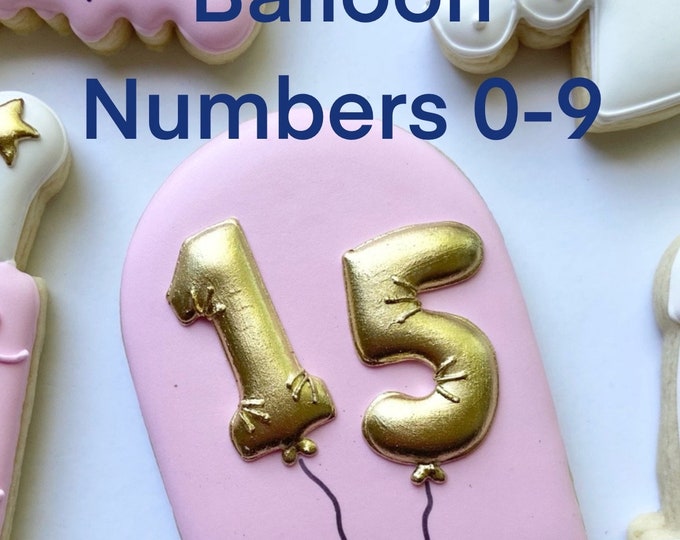 Balloon Letters/numbers Transfer Sheet - Etsy