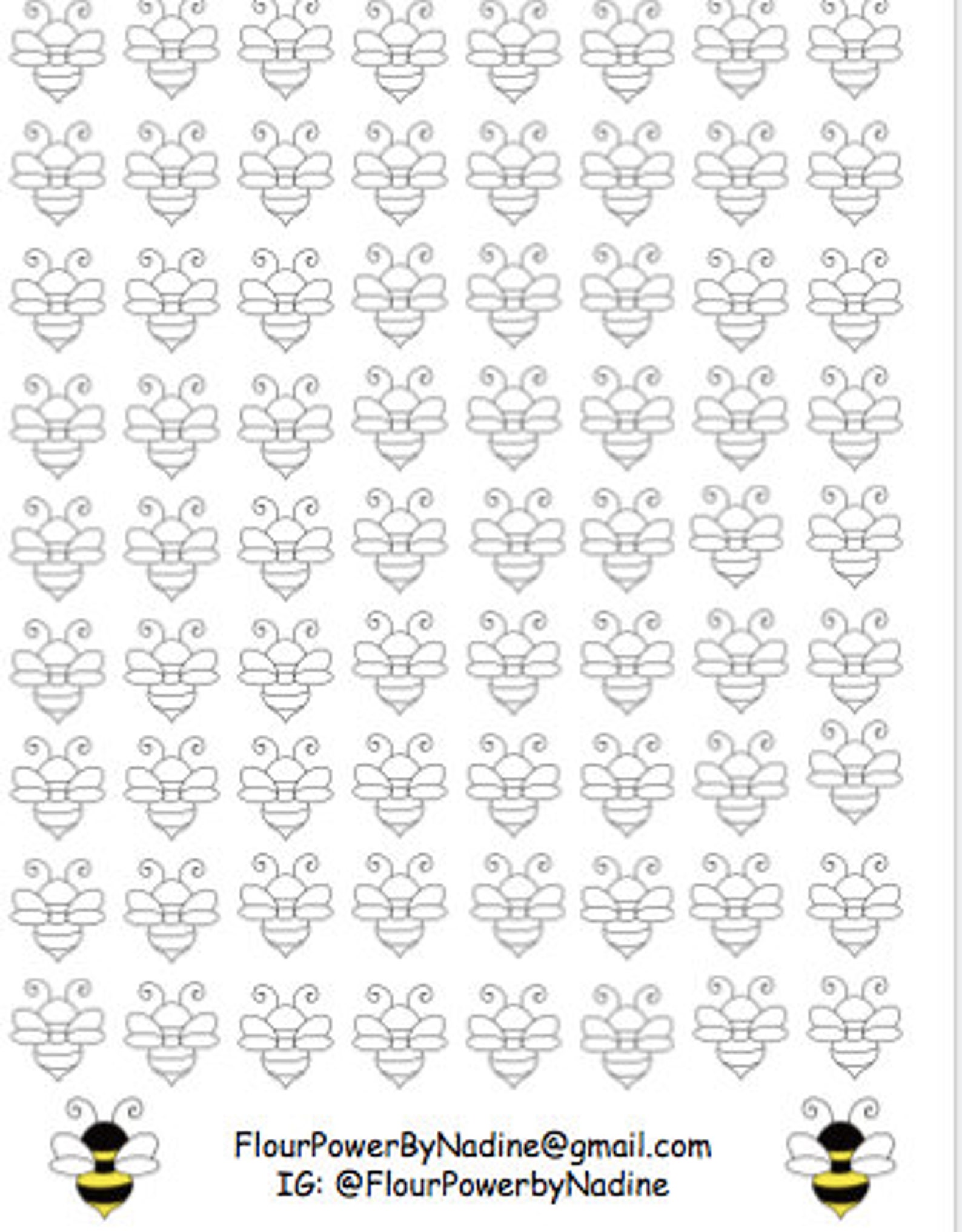 Bumble Bee Royal Icing Transfer Sheets 3 sizes DIGITAL | Etsy