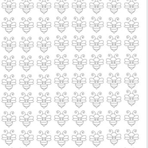 Bumble Bee Royal Icing Transfer Sheets 3 sizes DIGITAL | Etsy