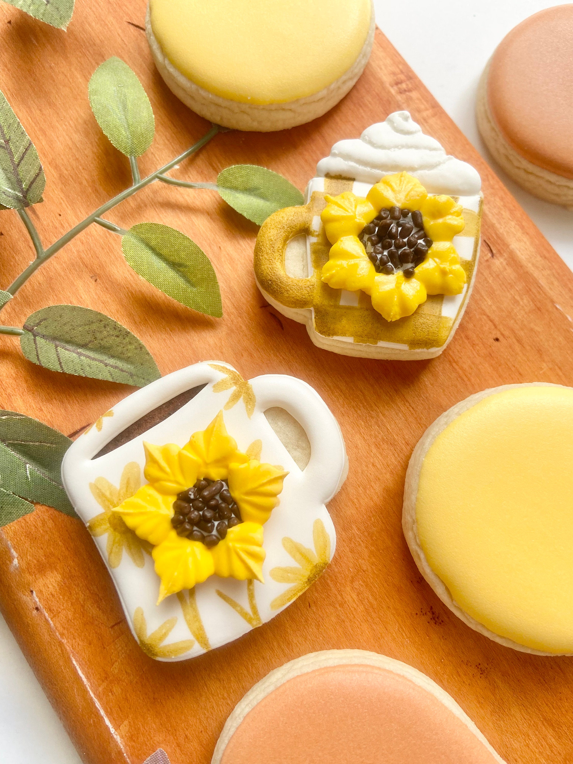 Sunflower Royal Icing Transfer Sheets 3 Sizes DIGITAL - Etsy