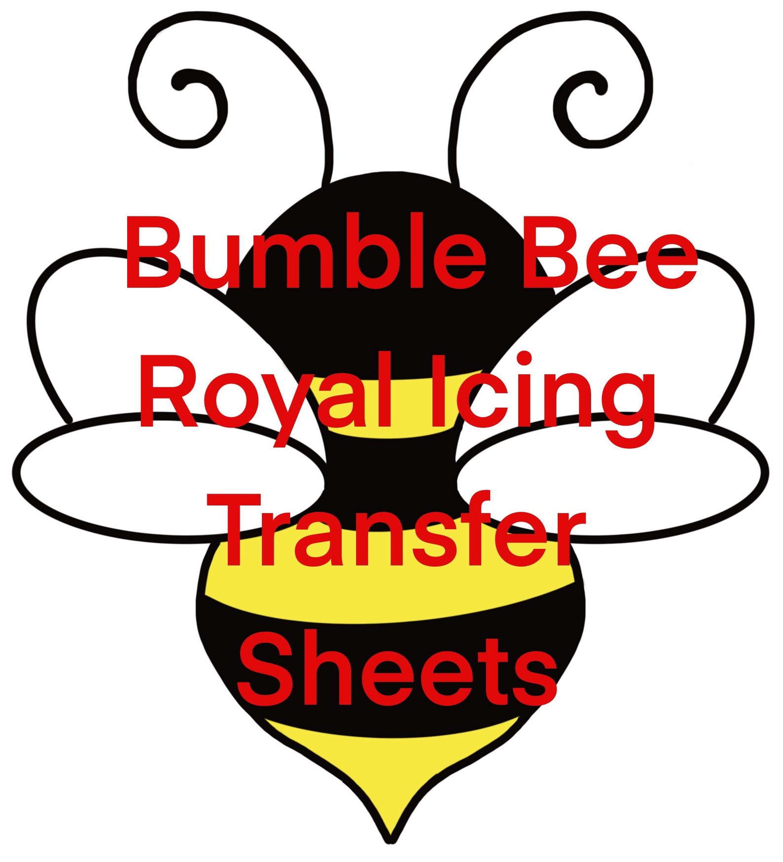 Bumble Bee Royal Icing Transfer Sheets 3 Sizes DIGITAL - Etsy