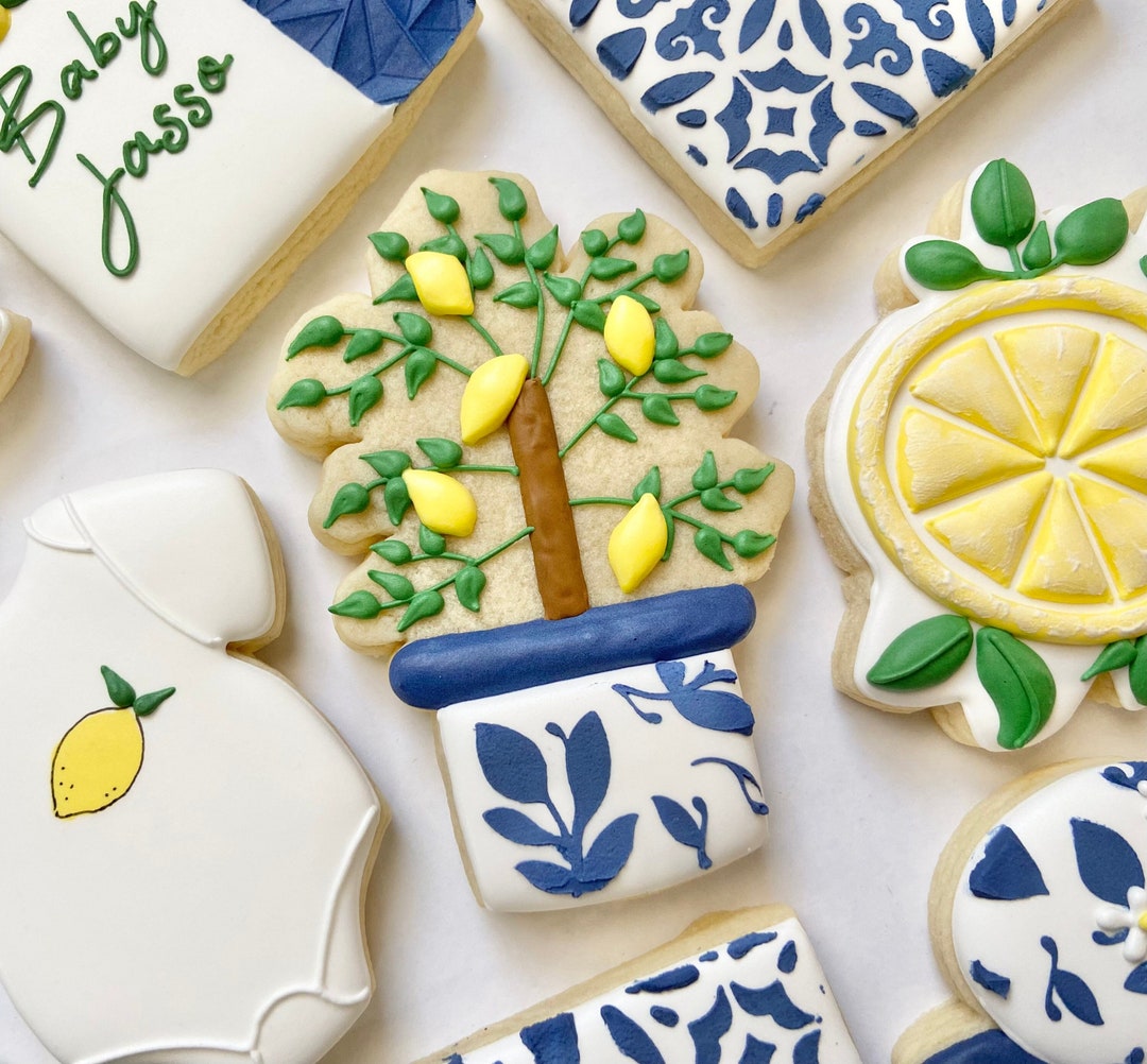 Lemon Royal Icing Transfer Sheets (3 Sizes) - DIGITAL DOWNLOAD - Etsy