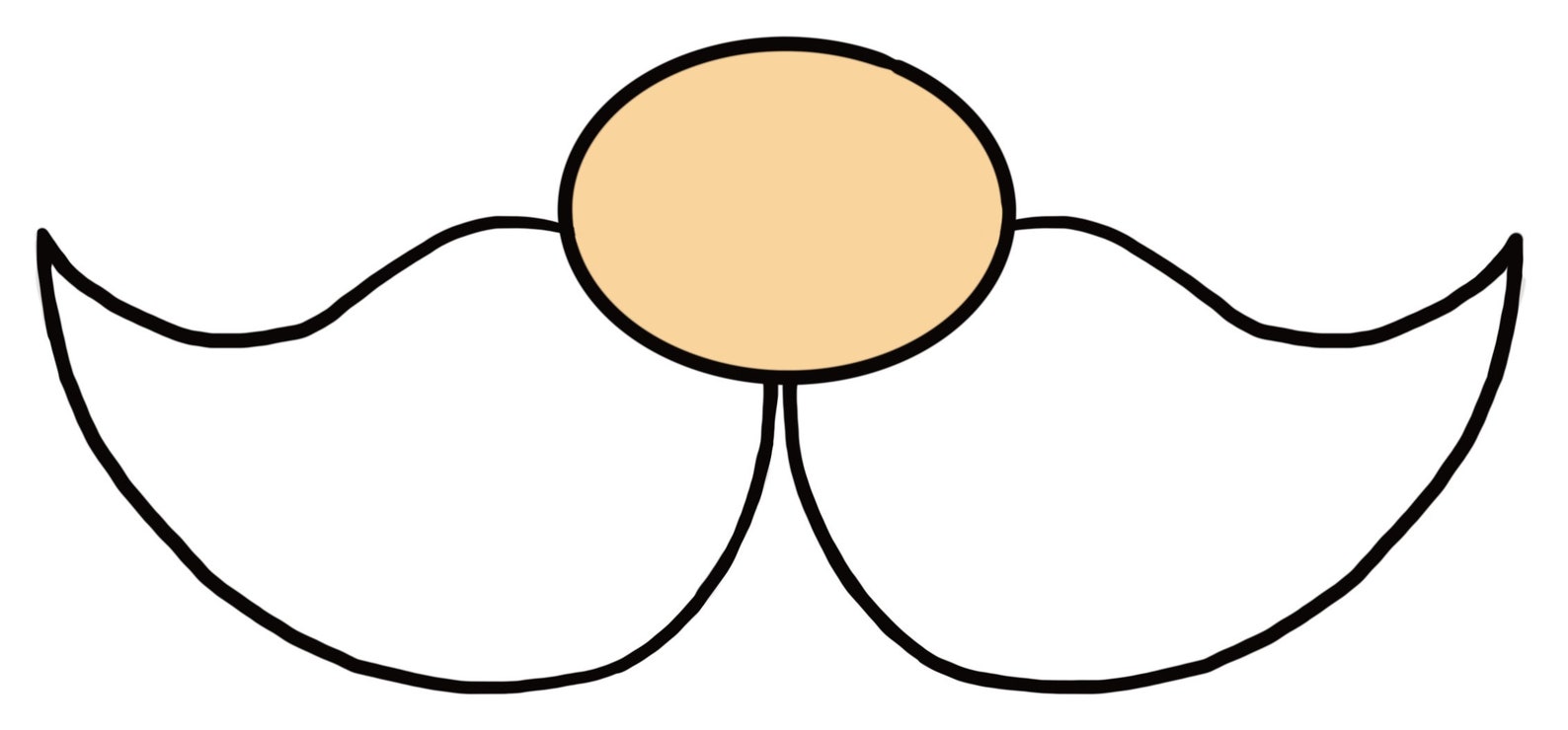 Santa's Mustache Royal Icing Transfer Sheets (3 Sizes) - DIGITAL ...