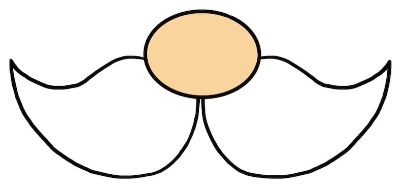 Santa's Mustache Royal Icing Transfer Sheets (3 Sizes) - DIGITAL ...