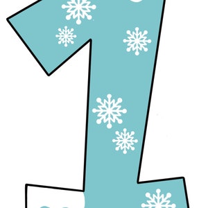 Winter Onederland Royal Icing Transfer Sheets (4 Designs - 2 Sizes Each ...