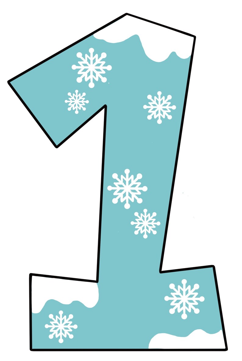 Winter Onederland Royal Icing Transfer Sheets (4 Designs - 2 Sizes Each ...