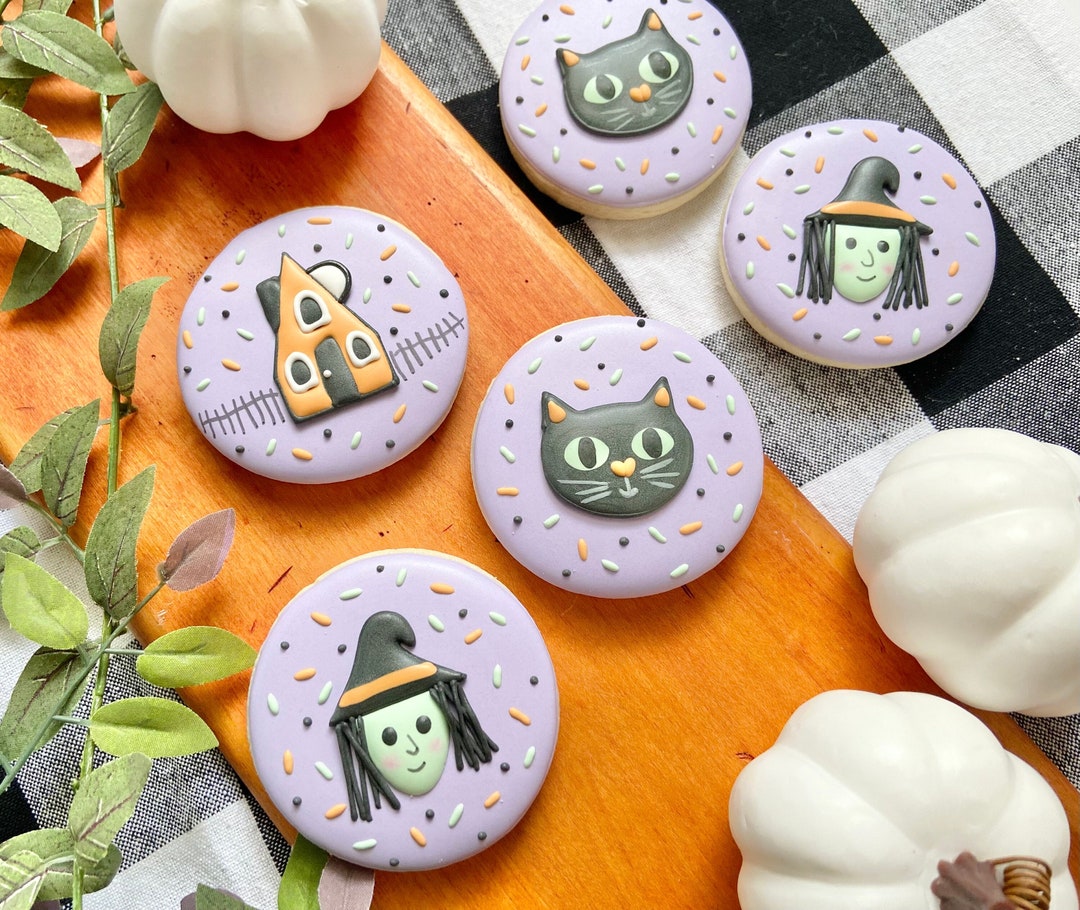Spooky Halloween Bundle Royal Icing Transfer Sheets (3 Designs, 2 Sizes ...