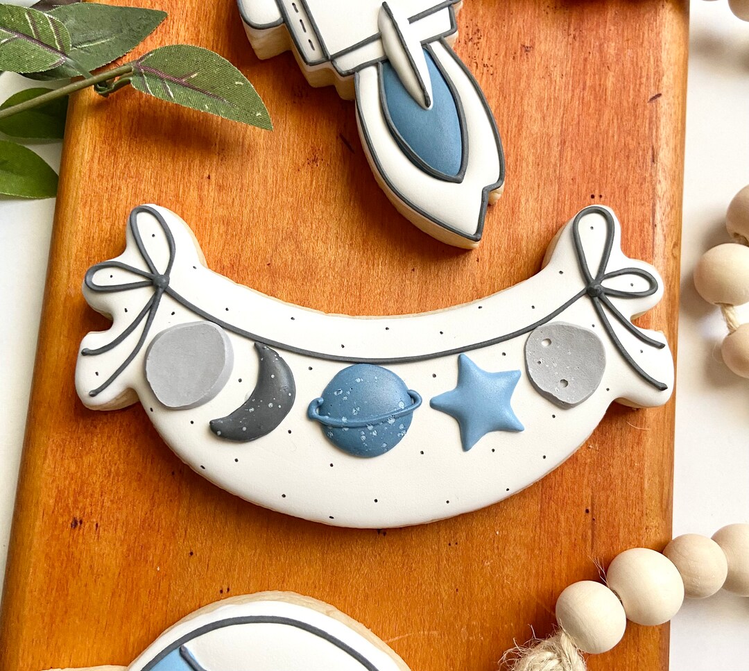 Two the Moon Royal Icing Transfer Sheets (4 Designs - 2 Sizes Each ...
