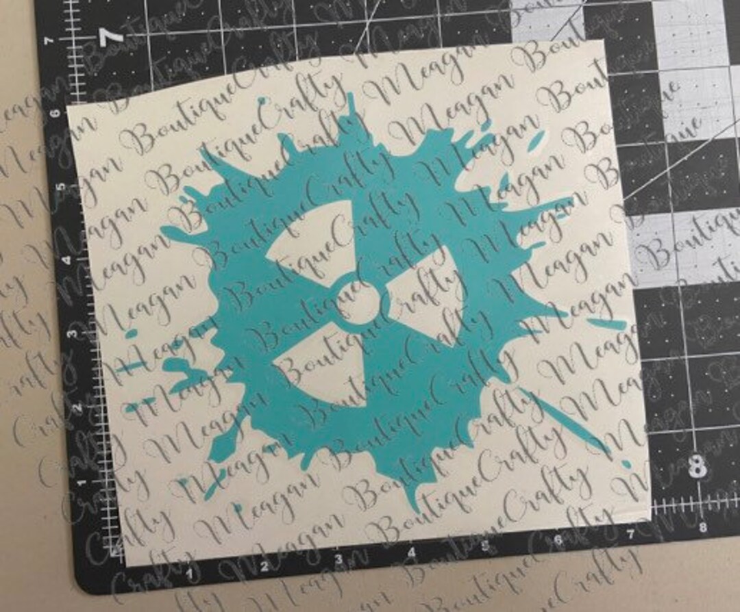 Radiation Symbol Splat Car Decal, Radiologic Technologist, Rad Tech, Ct ...