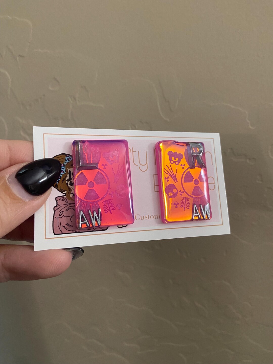 Radiology Sunflower Pink Holographic Xray Marker Set, Xray, Skeleton ...