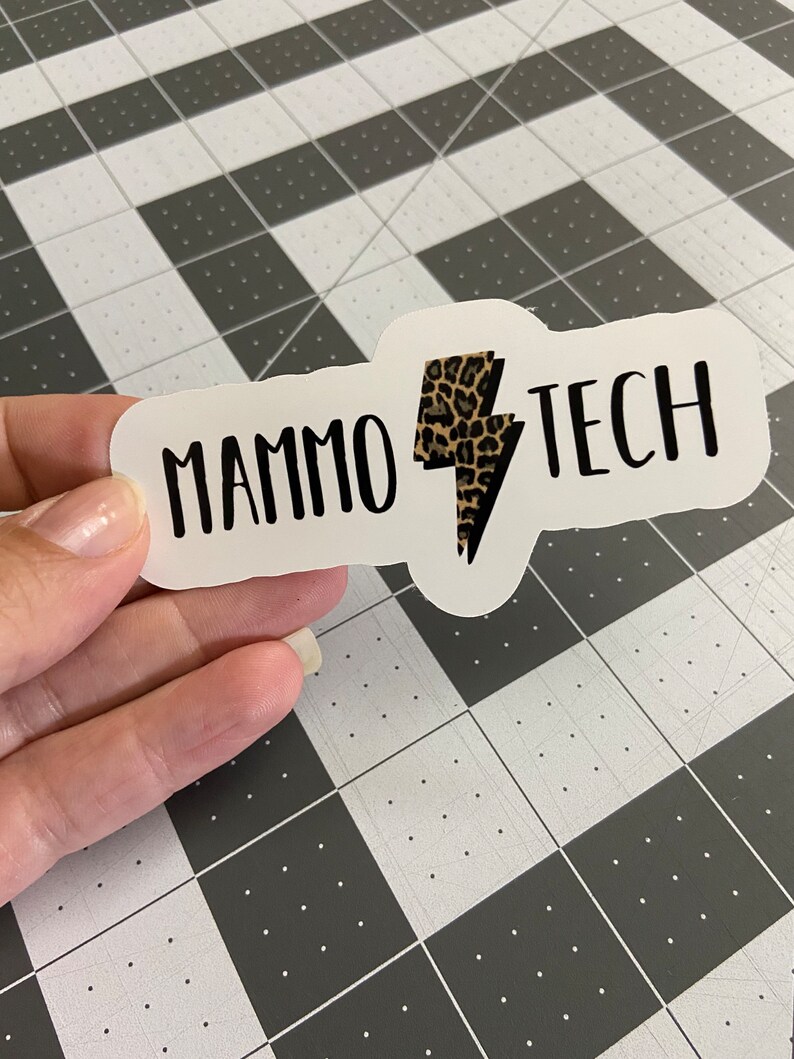 Mammo Tech Glossy Sticker, Rad Tech, Radiologic Technologist, Radiology ...
