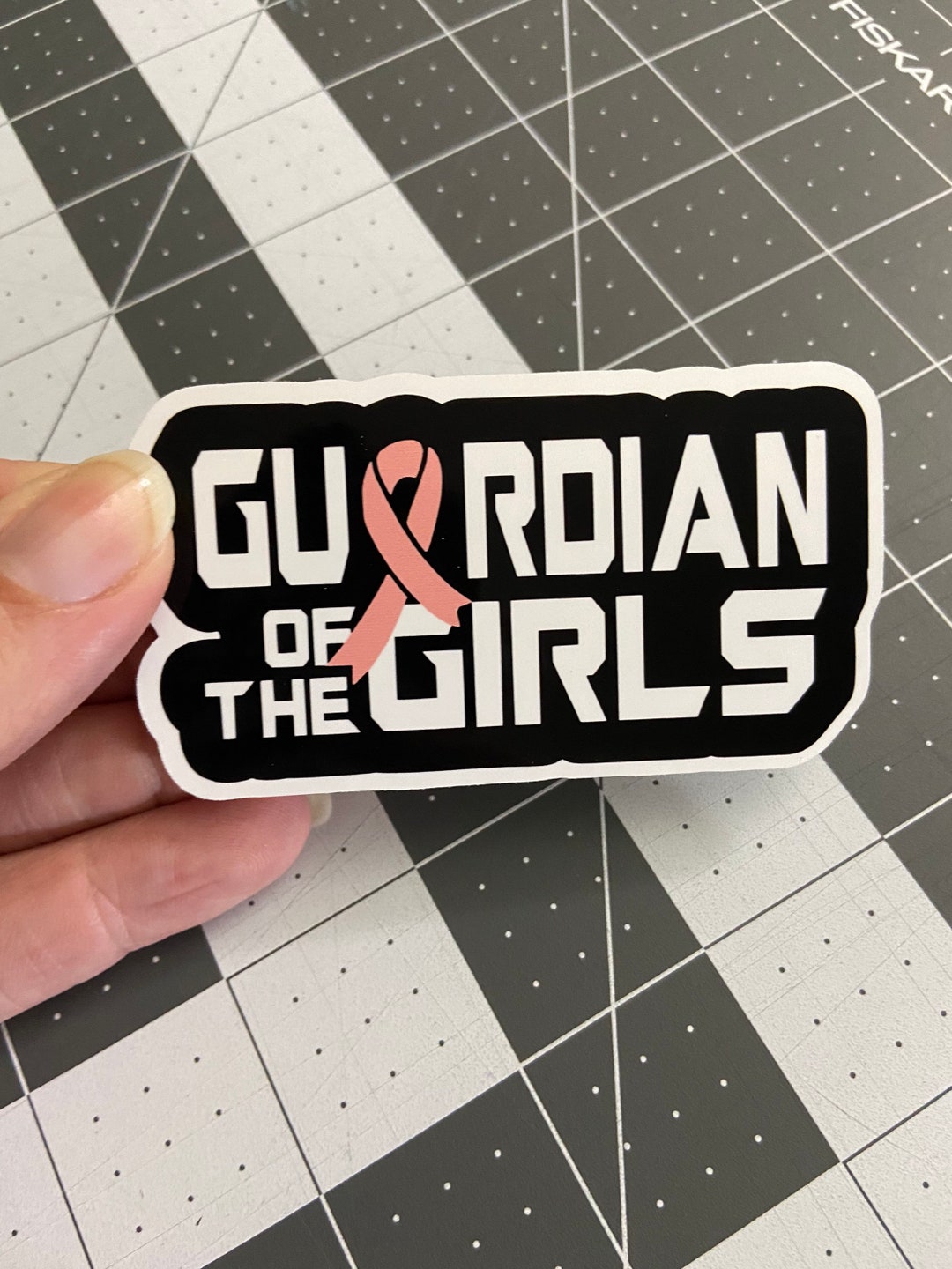Guardian of the Girls Glossy Sticker, Mammo, Mammography, Mammo ...