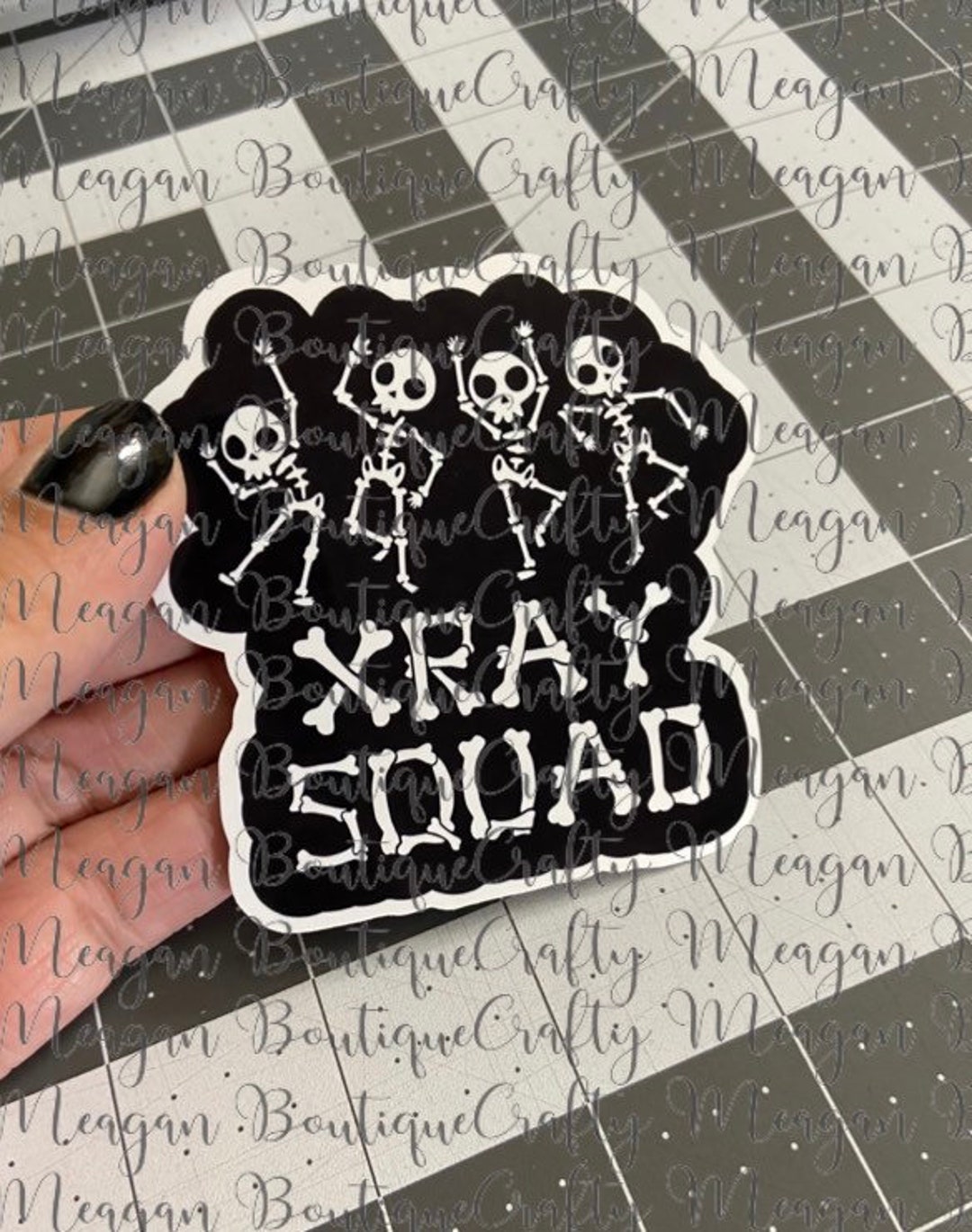 Xray Squad Glossy Sticker, Rad Tech, Radiology, Radiologic Technologist ...