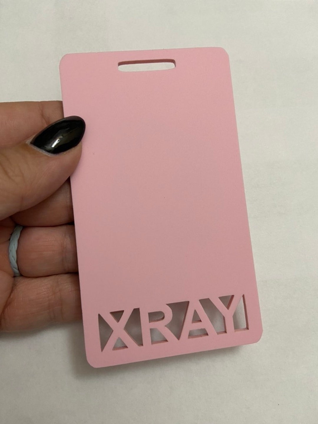 Pink Glossy Badge Buddy, Rad Tech, Xray Tech, Ct Tech, Mri Tech, Gift ...