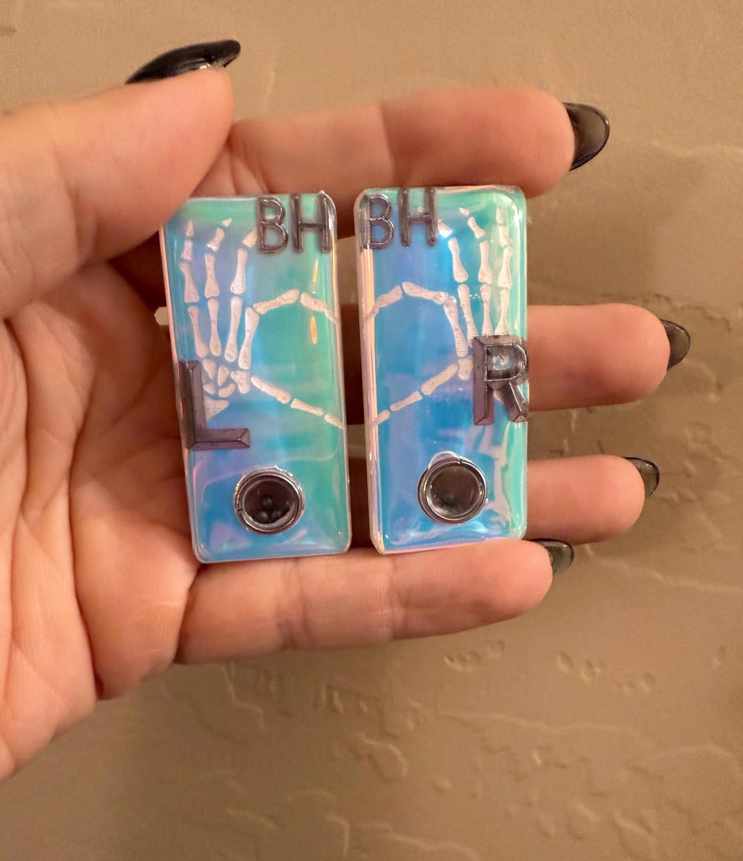 Skeleton Hands Heart Holographic BB Xray Marker Set, Xray, Skeleton ...