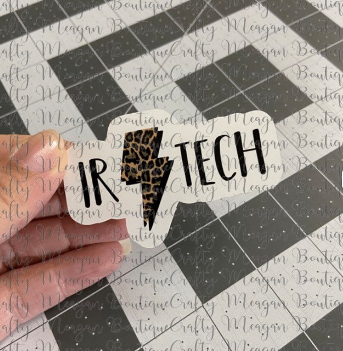IR Tech Glossy Sticker, Rad Tech, Radiology, Radiologic Technologist ...