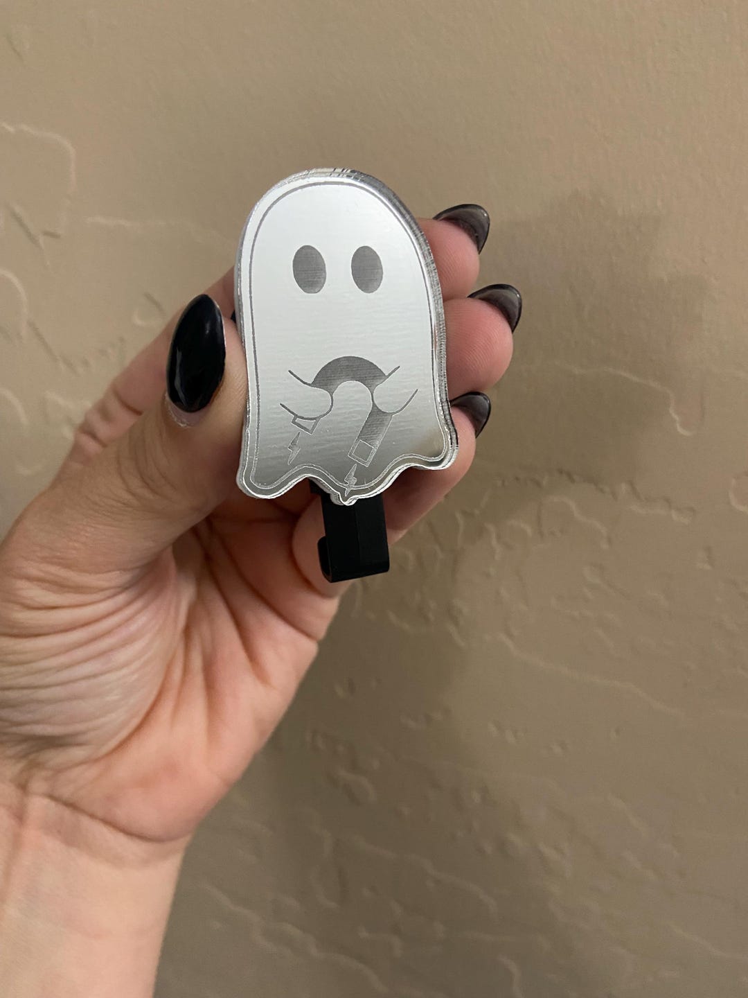 MRI Ghost Silver Mirrored Badge Reel, Xray Tech, Ct Tech, Radiology ...