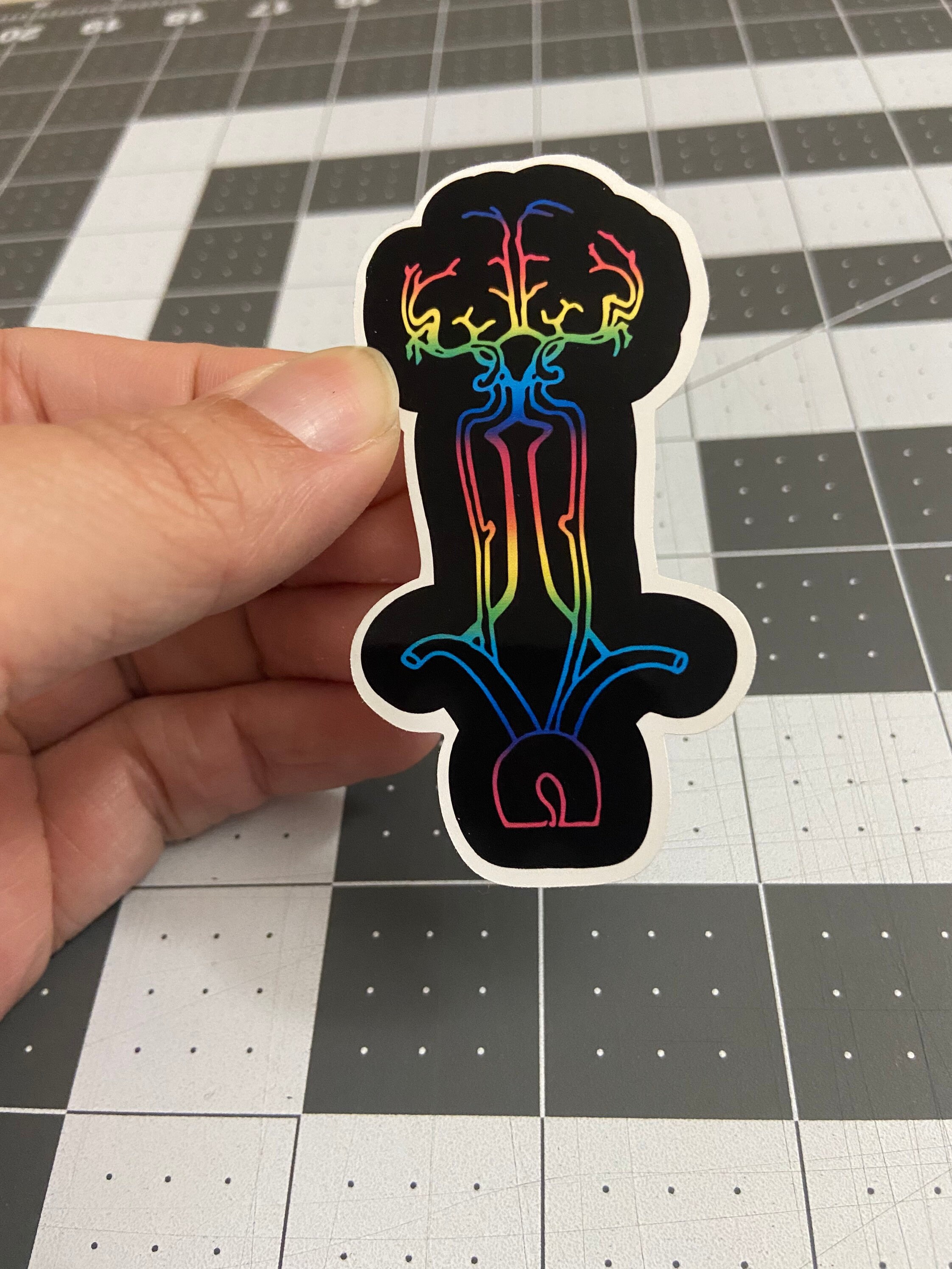 Cow/carotid Glossy Sticker Angio Cta Radiology - Etsy