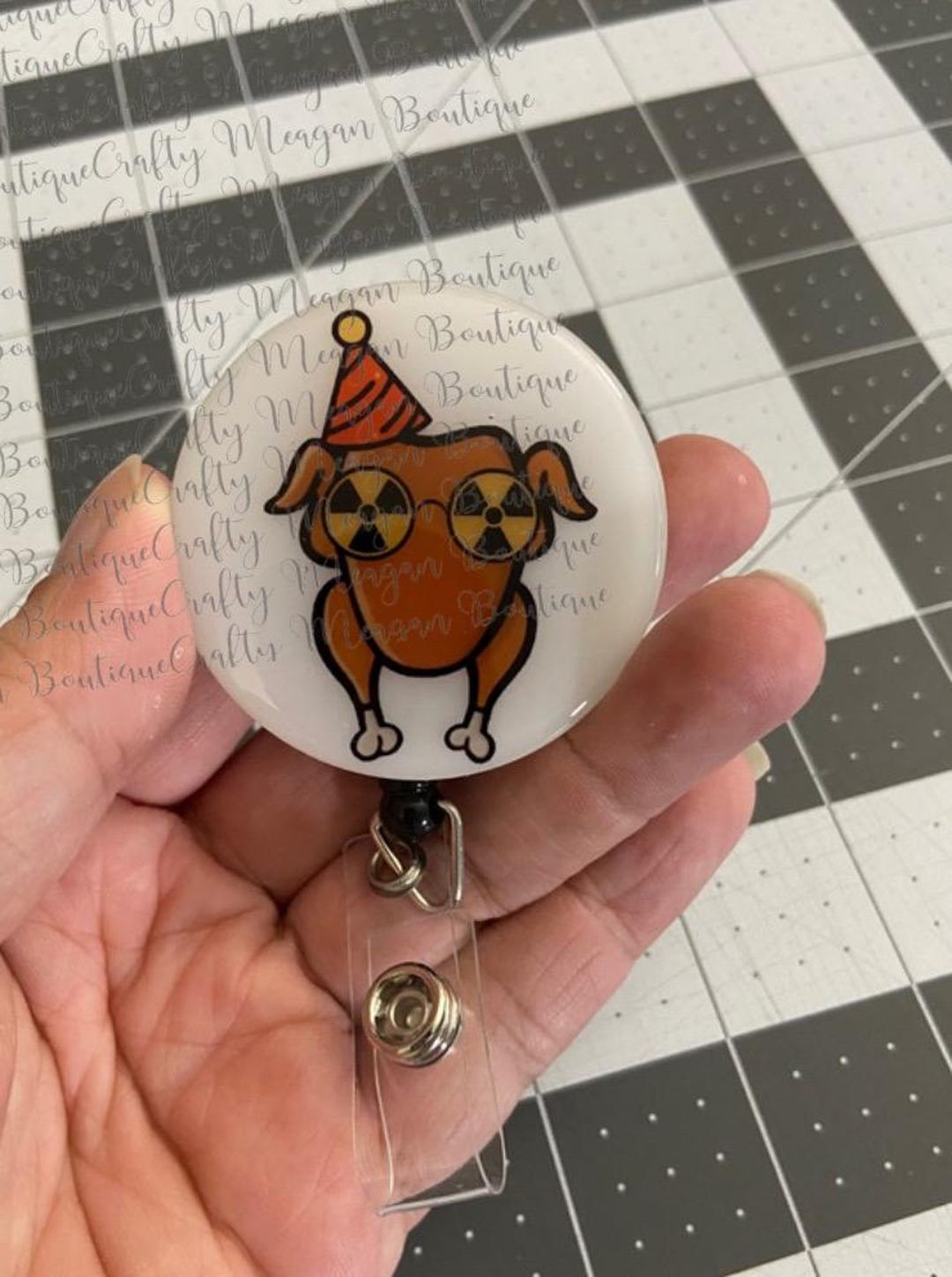 Thanksgiving Radiology Turkey Badge Reel, Rad Tech, Xray Tech, Xray ...