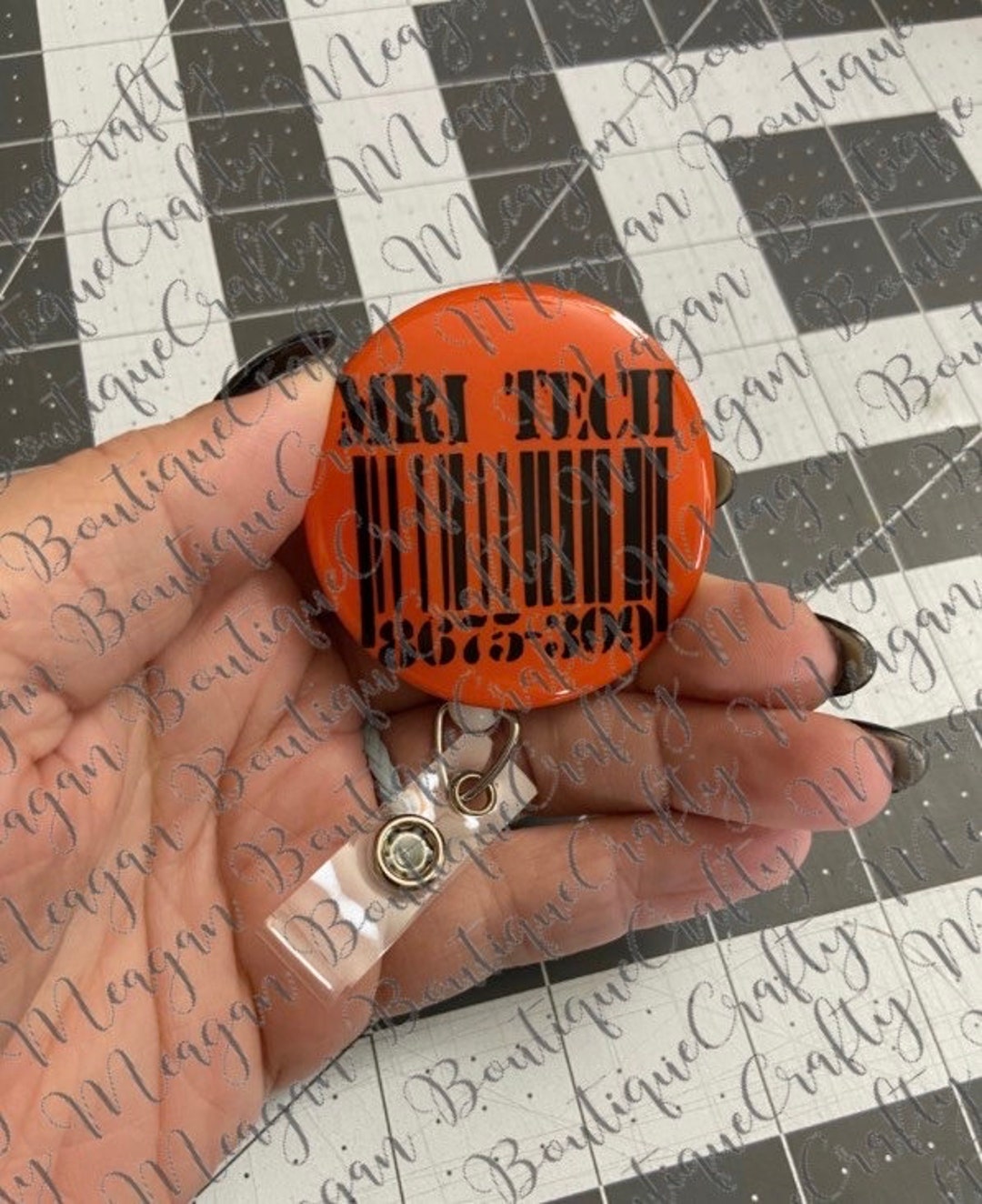 MRI Tech Inmate Badge Reel, Mri Tech, Magnet , Cat Scan, Donut of Truth ...