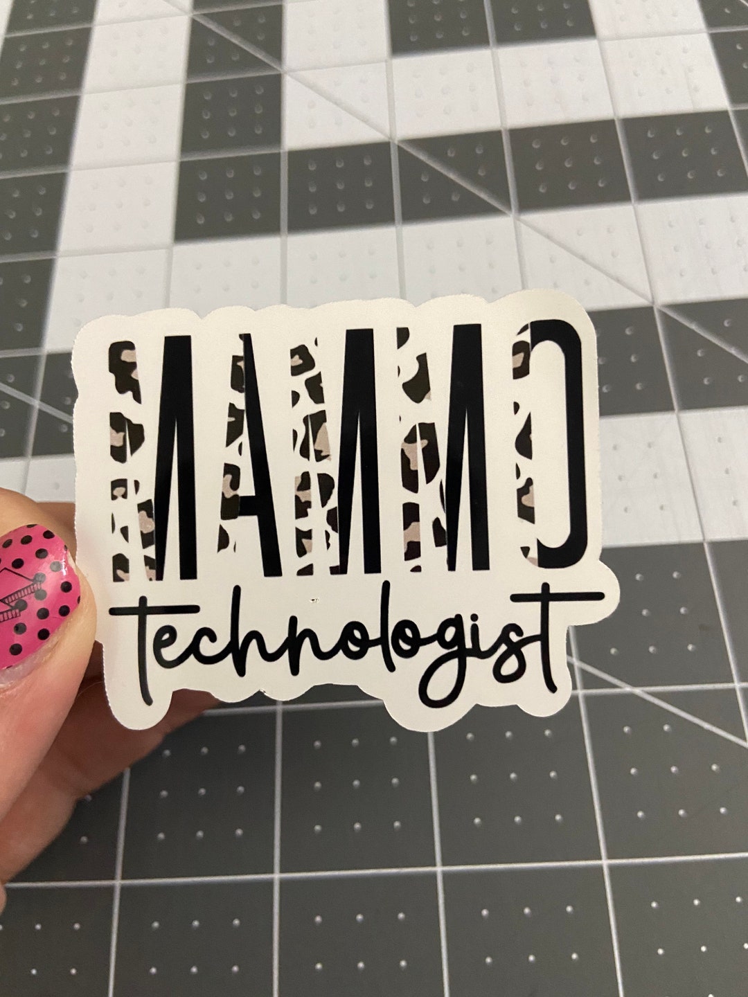 Mammo Technologist Glossy Sticker, Mammographer, Mammo Tech, Radiology ...