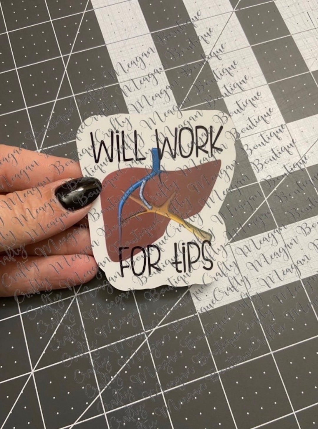 Will Work for TIPS Glossy Sticker, IR Tech, Radiologic Technologist ...