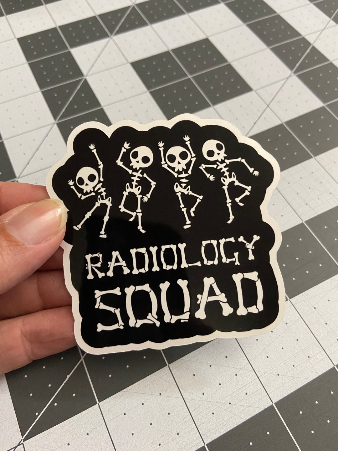 Radiology Squad Glossy Sticker, Rad Tech, Radiologic Technologist, Ct ...
