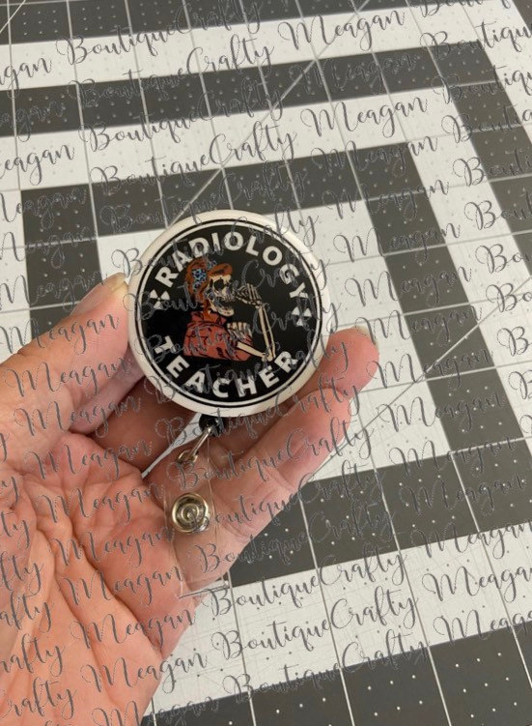 Radiology Teacher Badge Reel, Rad Tech, Radiologic Technologist ...