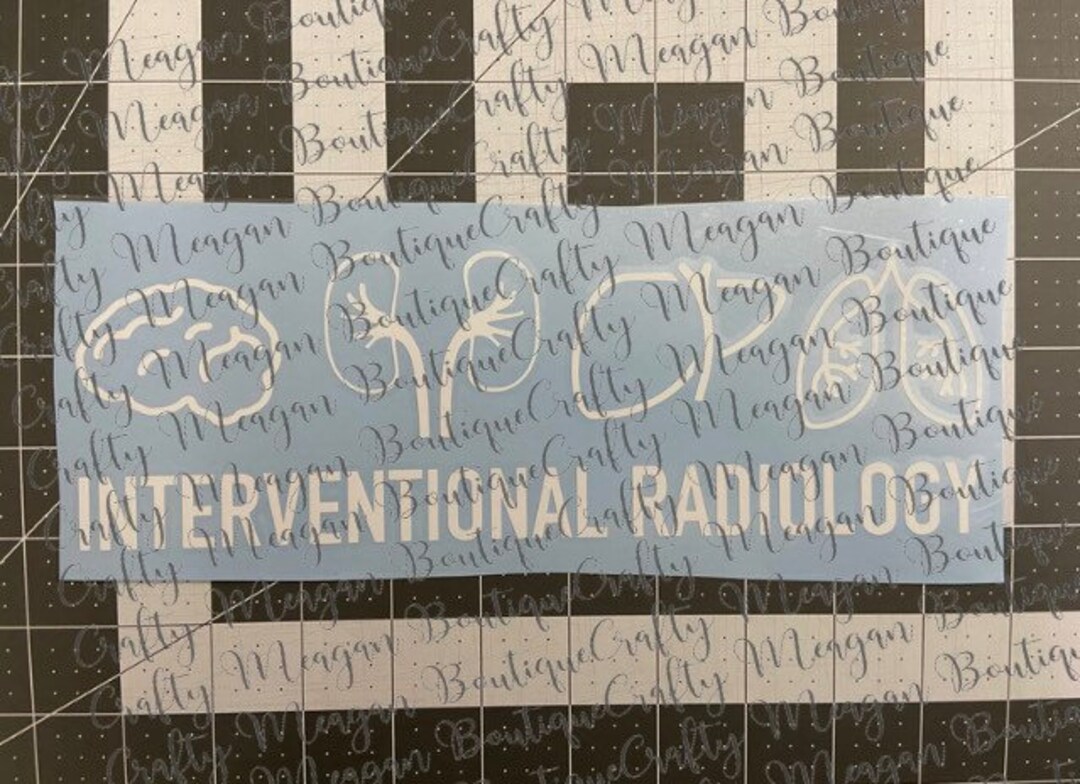 Interventional Radiology Car Decal, Xray Tech, Radiology, Ir Tech ...