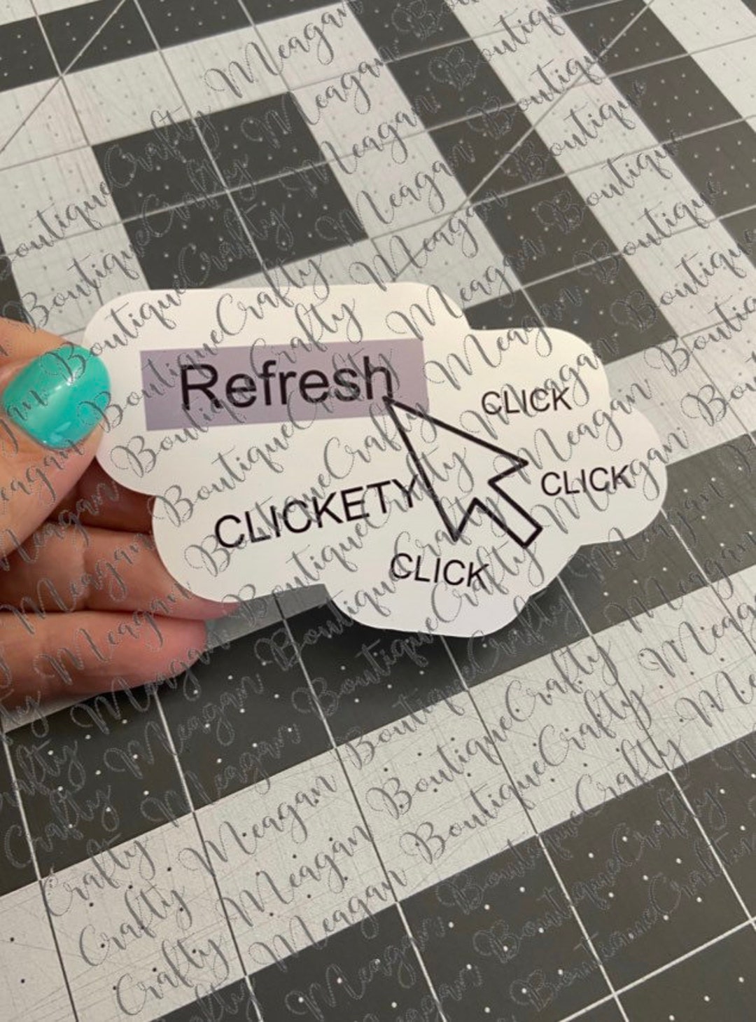 Clickety Click Click Glossy Sticker, Knee Xray, Rad Tech, Radiologic ...