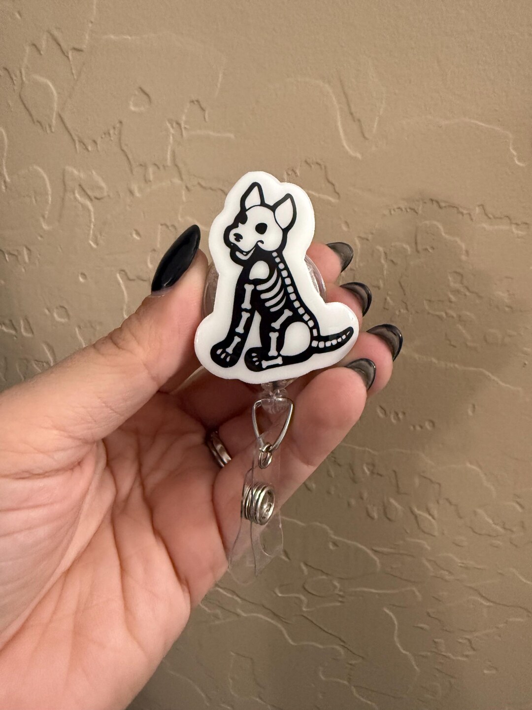 Dog Skellie Badge Reel, Ct Tech, Computed Tomography, Cat Scan ...