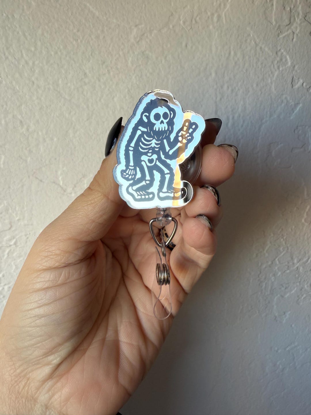 Big Foot Skellie Silver Mirrored With Black Badge Reel, Ct Tech ...